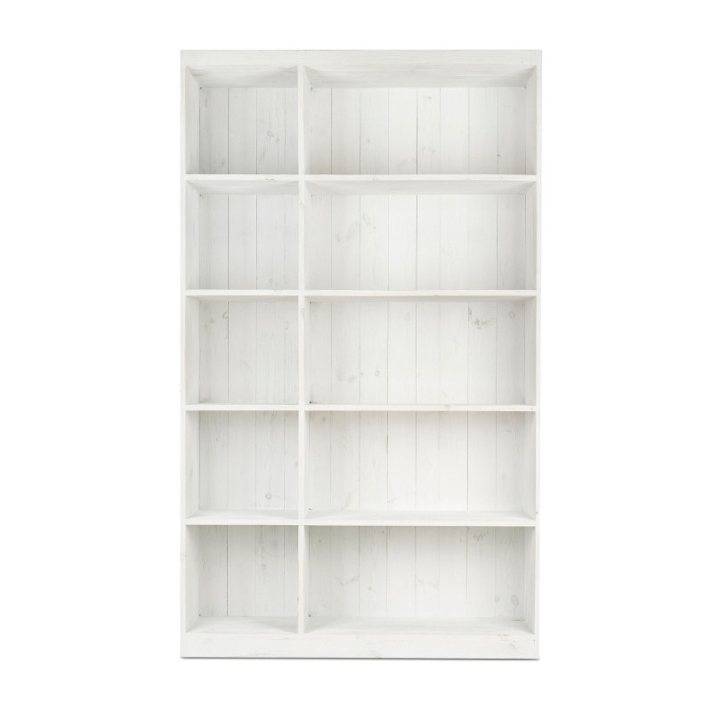 10-cube shelf unit, solid wood | TRADIS