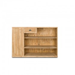 Comptoir d'accueil bois double face| TRADIS