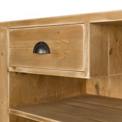 Comptoir d'accueil bois double face| TRADIS