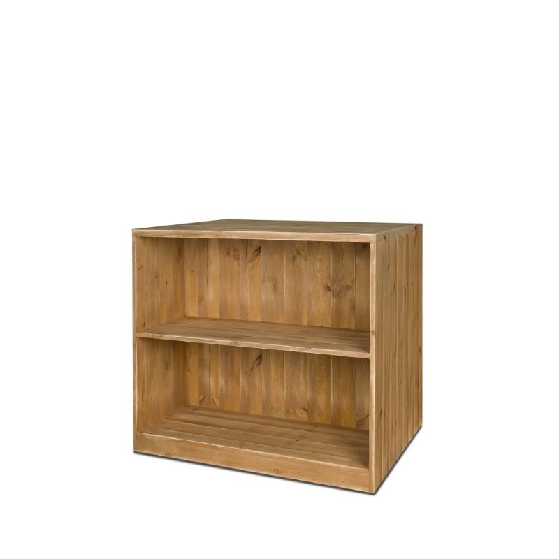 Double-sided counter, 4 compartments, solid wood | TRADIS