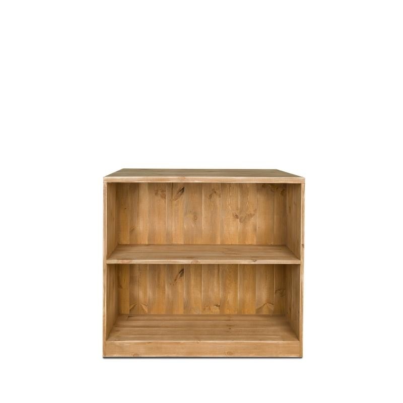 Double-sided counter, 4 compartments, solid wood | TRADIS