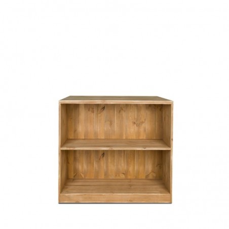 Double-sided counter, 4 compartments, solid wood | TRADIS