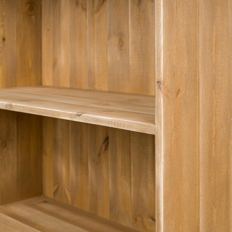 Double-sided counter, 4 compartments, solid wood | TRADIS