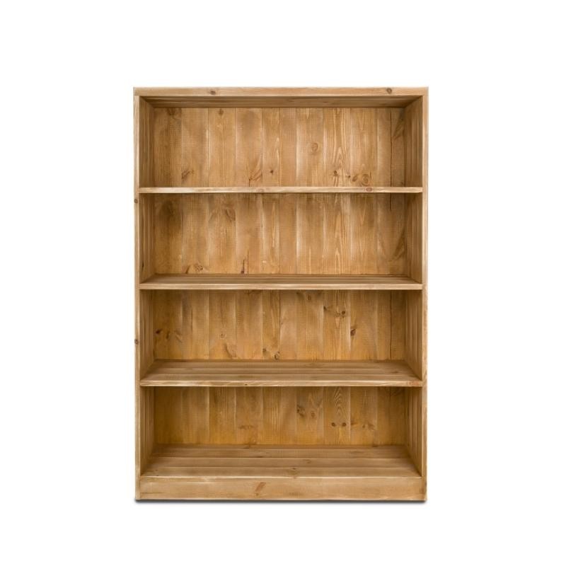 4-tier shelf unit H140, solid wood | TRADIS