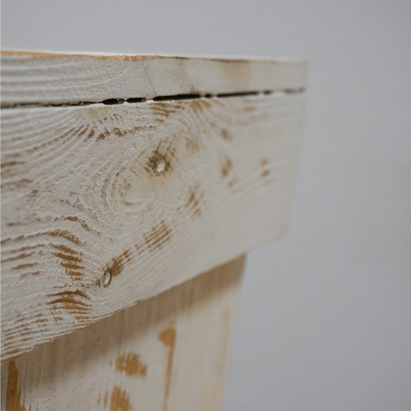 Wooden planter, solid wood, second hand