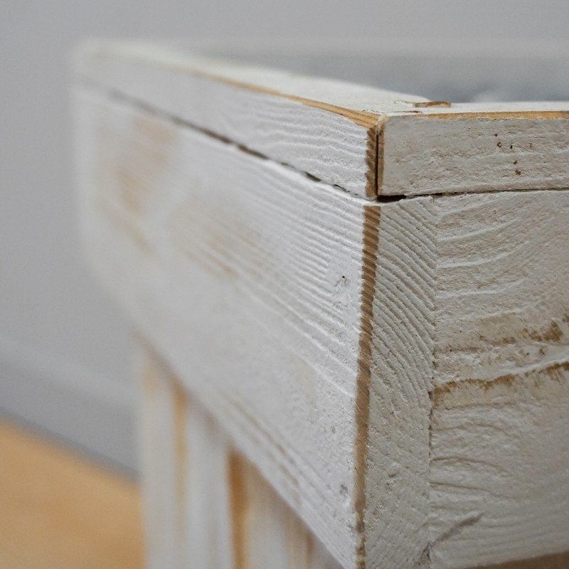 Wooden planter, solid wood, second hand