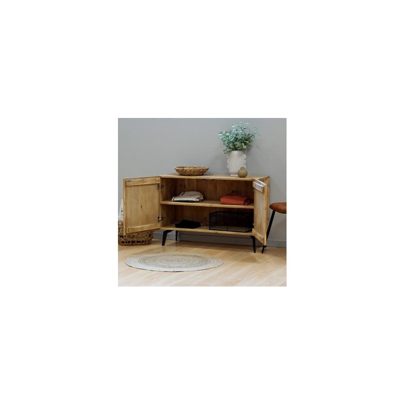 Sideboard ADELIN 2 doors solid wood, second hand furniture