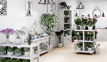 Fleuriste : mobilier d'agencement | TRADIS